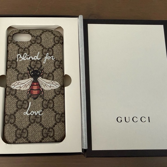 Gucci | Cell Phones & Accessories | New Gucci Brown Bee Case 5 | Poshmark